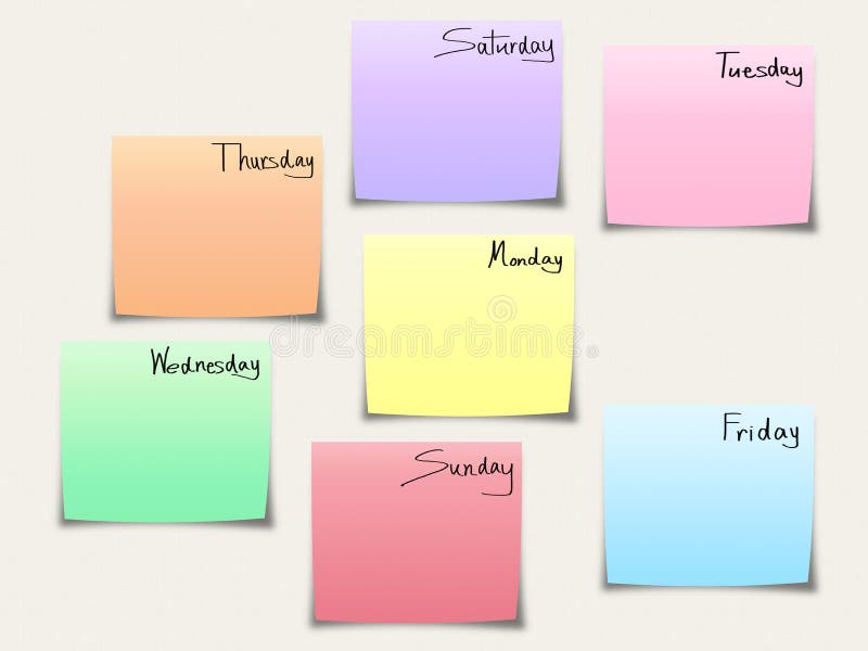 Paper notes stock illustration. Illustration of pink - 24126888