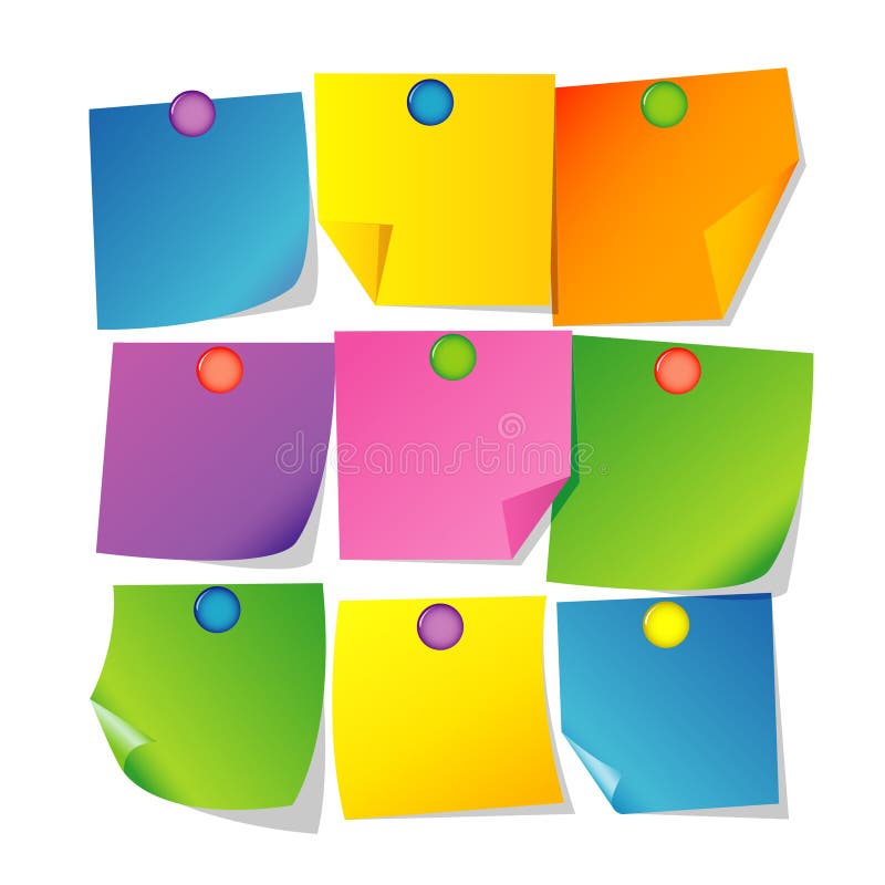 Paper for notes stock vector. Illustration of correspondence - 8901623