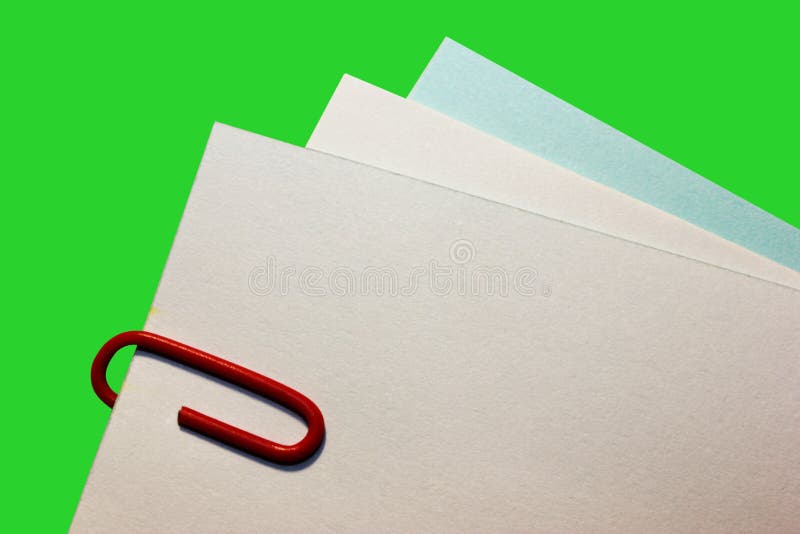 Paper Notes Attached with Metal Clips, Information Board, Important ...