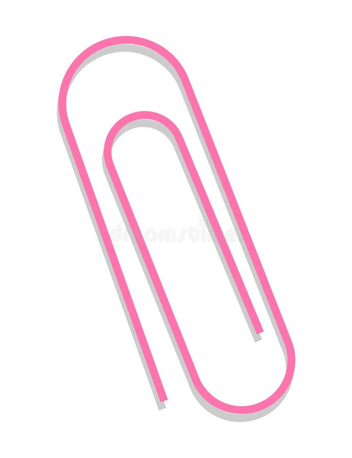 Paper Notes Stickers. Paper Clip As Element for Pin Memo Messages on ...