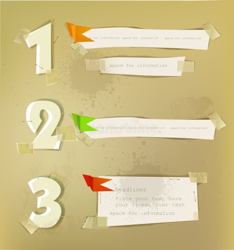 Set Numbers Torn Paper Tape Stock Illustrations – 11 Set Numbers Torn ...