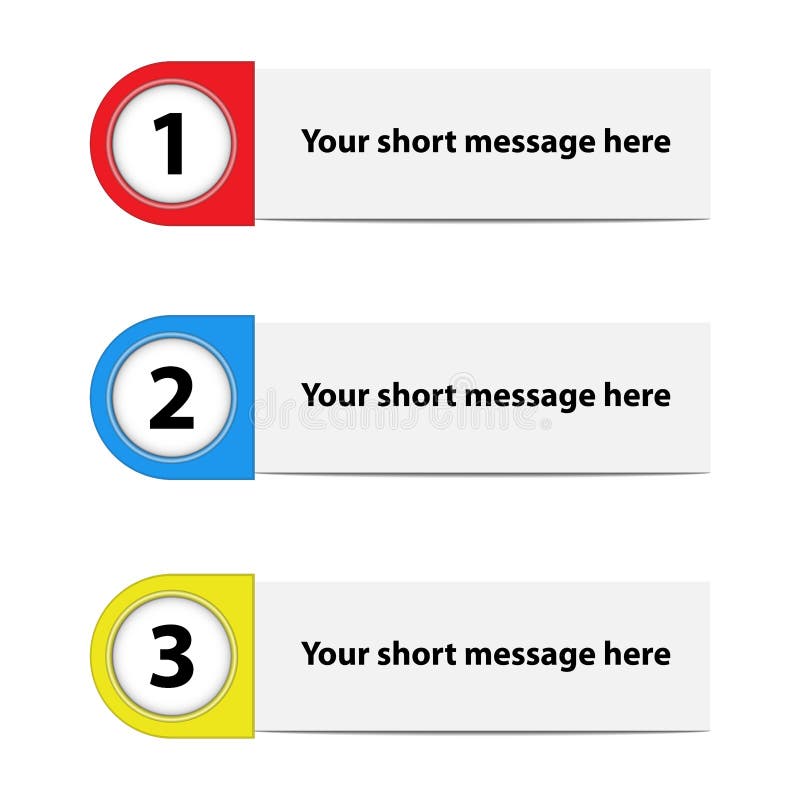 Paper option labels stock vector. Illustration of choice - 26376739