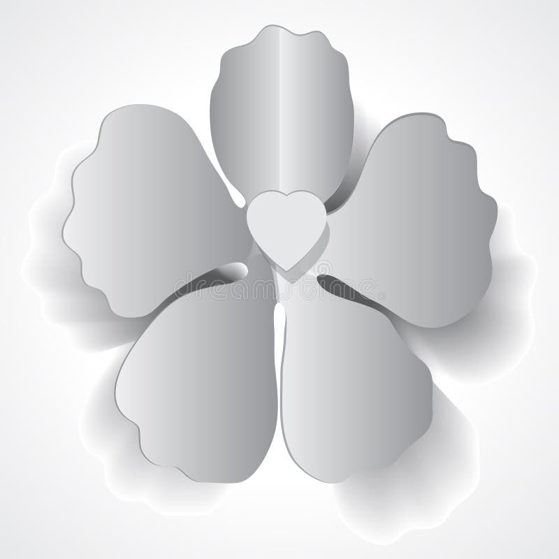 Paper origami flower stock vector. Illustration of flower - 28419163