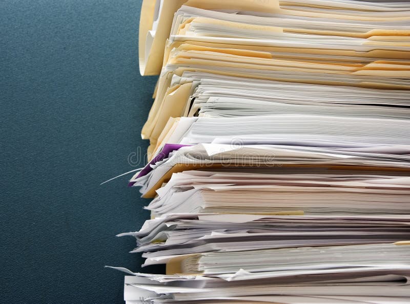 Paper overload stock image. Image of exhausted, disorganized - 2741669