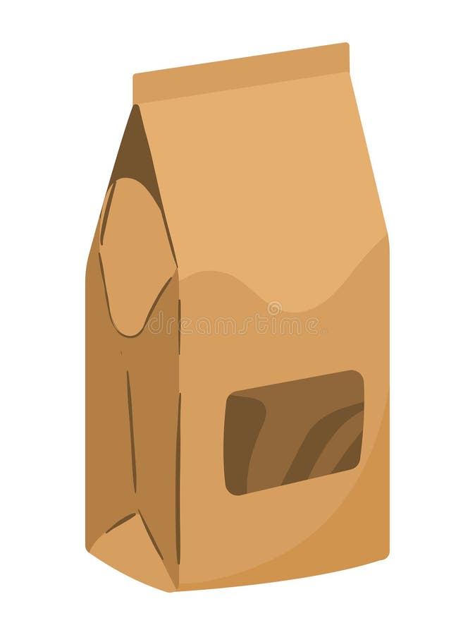 Paper pack mockup stock vector. Illustration of packaging - 255884502