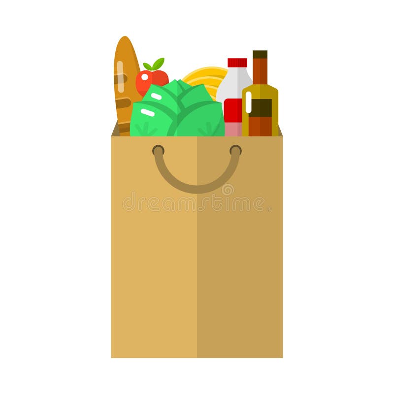 Paper package flat icon stock vector. Illustration of onion - 62028053