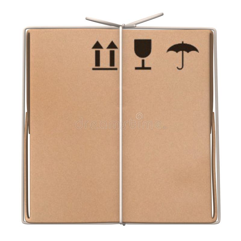 Paper package - signs stock illustration. Illustration of shipment ...