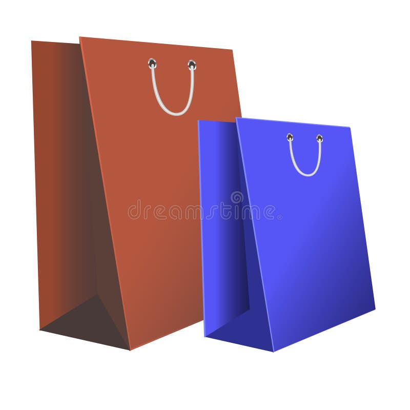 Paper packet stock vector. Illustration of design, carry - 108437408