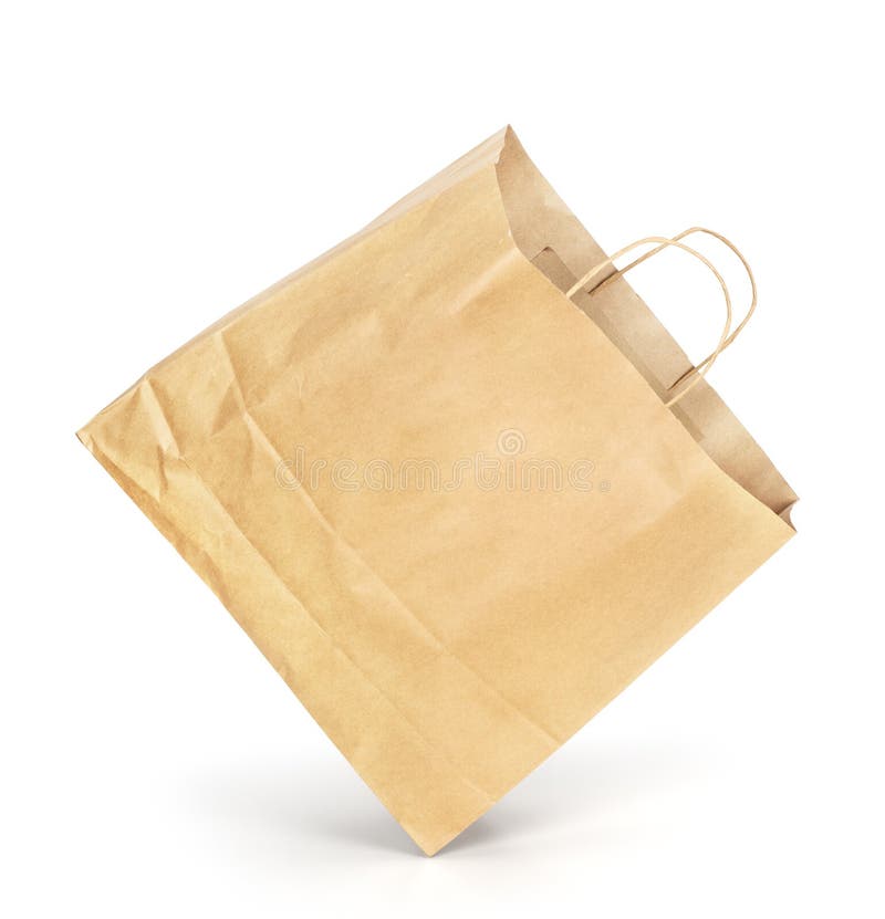 Paper Packet Isolated On A White Stock Photo - Image of commercial ...