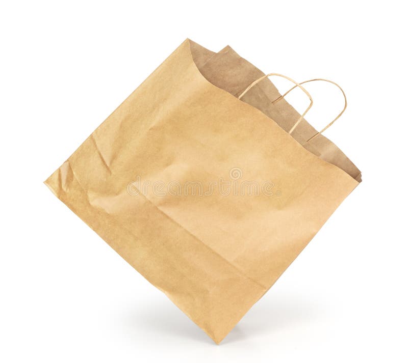 Paper Packet Isolated On A White Stock Photo - Image of container ...