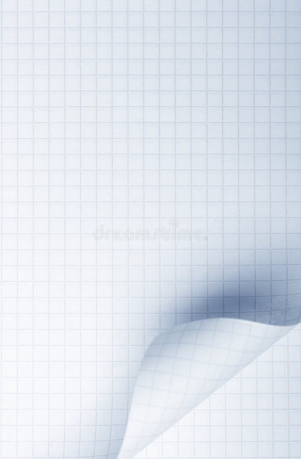 Paper page with curl stock photo. Image of notebook, white - 7361902