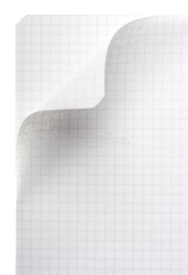 Paper page with curl stock photo. Image of message, texture - 8076114