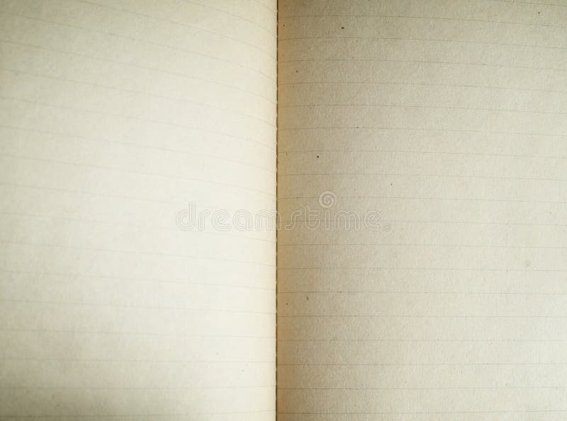 Paper Page Notebook. Textured Isolated on the White Backgrounds. Stock ...