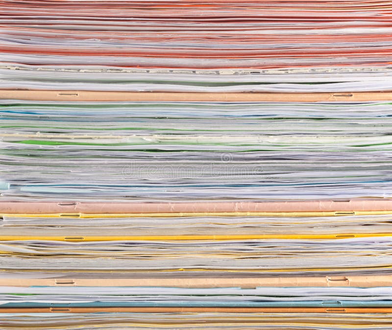 Stack of paper stock photo. Image of document, stack - 42348788