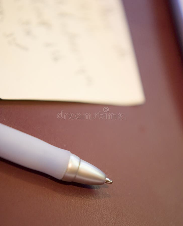 Paper and Pen stock photo. Image of jewelry, writing, jewelery - 969238