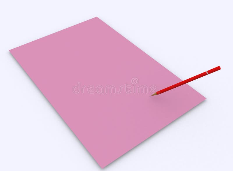 Pencil Ready To Write And To Learn The Letter P, Vector Illustration ...