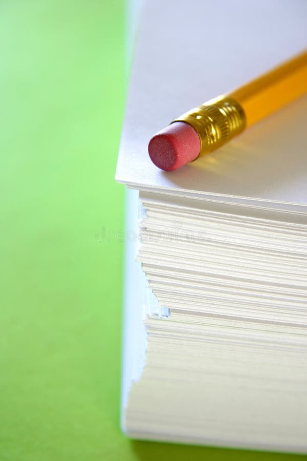 Paper and pencil stock image. Image of stacked, sheet - 2509751