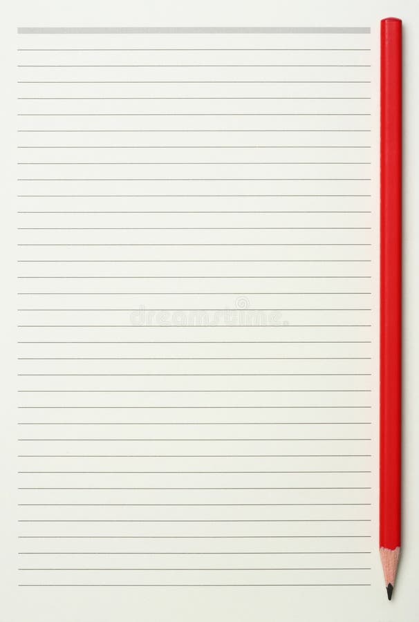 Paper and pencil stock photo. Image of copy, empty, letter - 28644534