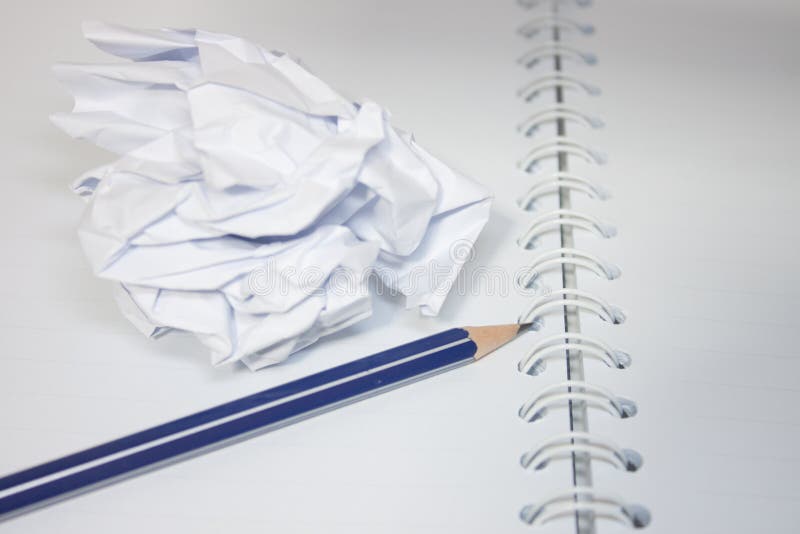 Paper with pencil stock photo. Image of pencil, roll - 40984714