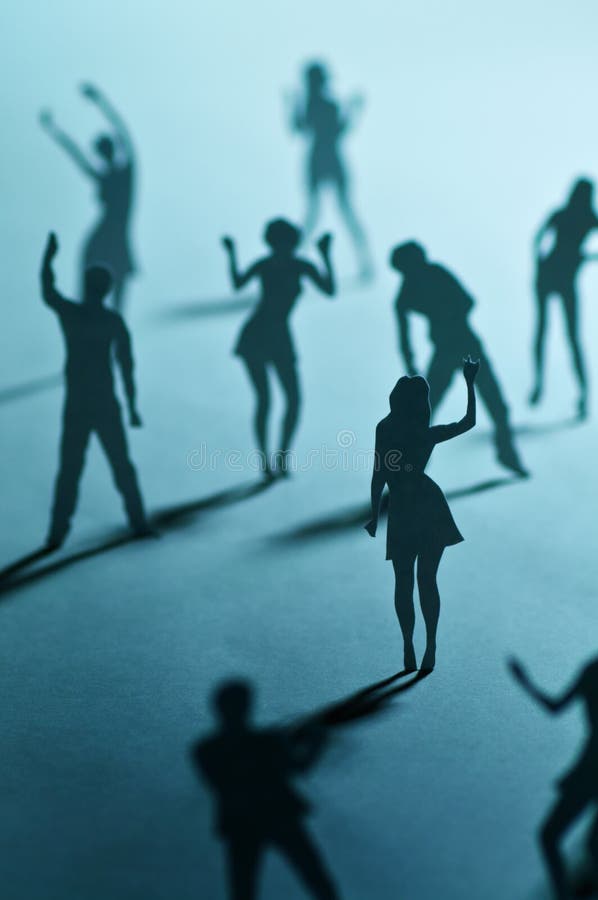 Paper people stock image. Image of paper, activity, cooperation - 28481939