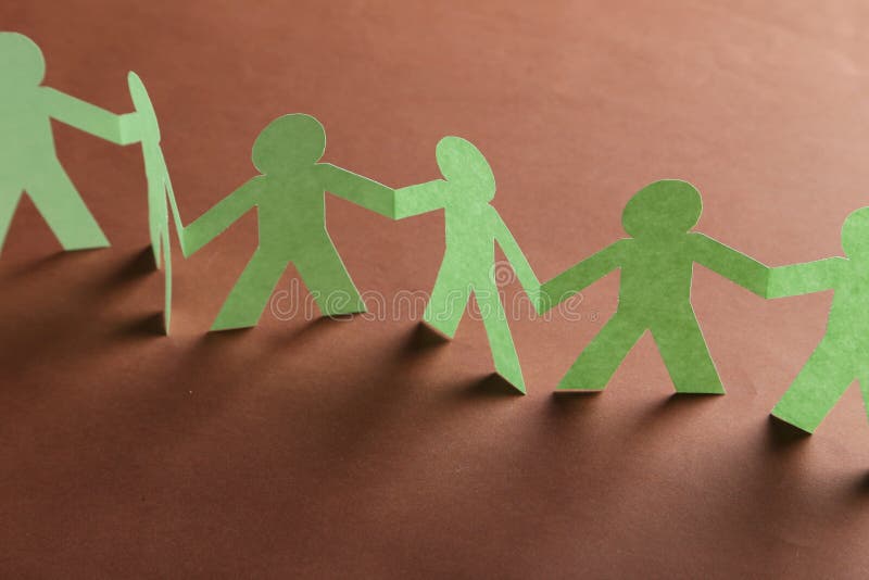 Paper people stock photo. Image of group, paper, figure - 59832746