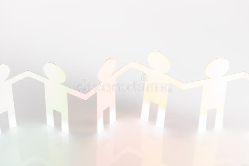 Paper People Chain, Ecology Concept Stock Photo - Image of ...