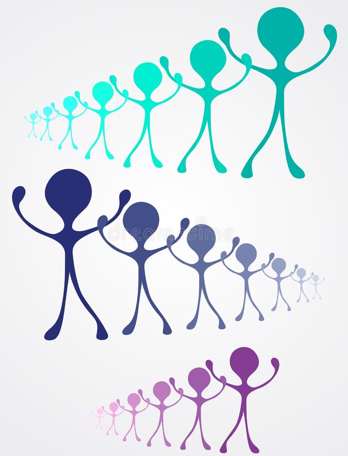 Paper people stock vector. Illustration of ideas, human - 47468630