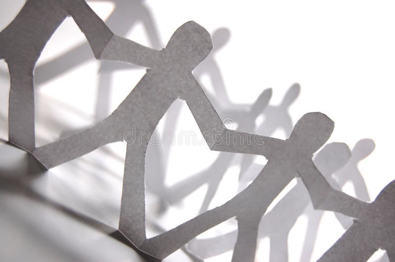 Paper People Having a Party Stock Photo - Image of paper, equal: 9258242