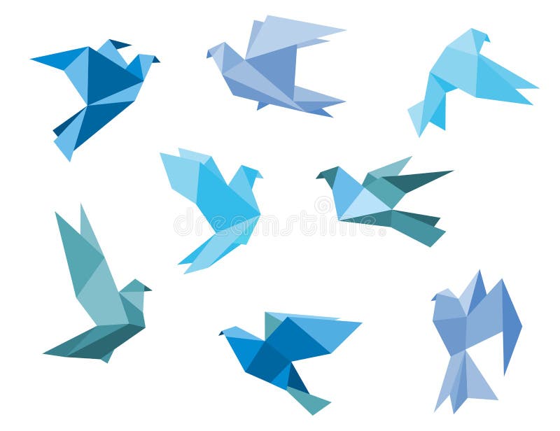 Tree with Pigeons and the Love Message Stock Vector - Illustration of ...