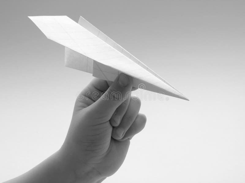 Paper plane stock photo. Image of aviation, freedom, airplane - 4236266