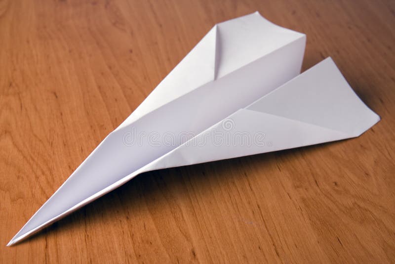 Paper plane stock image. Image of plane, origami, aero - 8717349