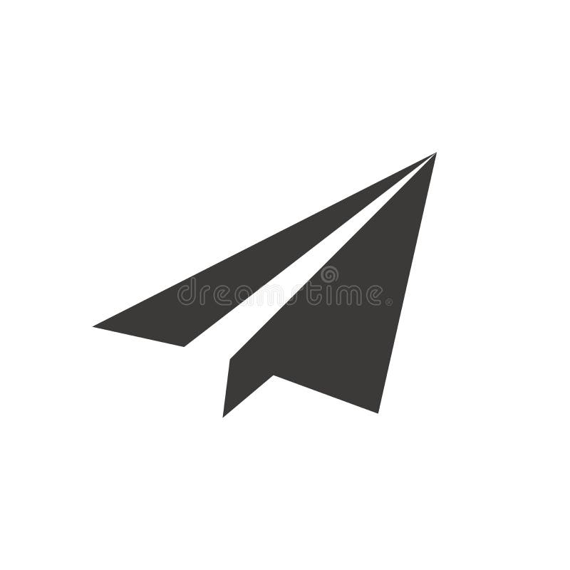 Airplane Black Outline Icons. Thin Line Airplane Icon Stock Vector ...