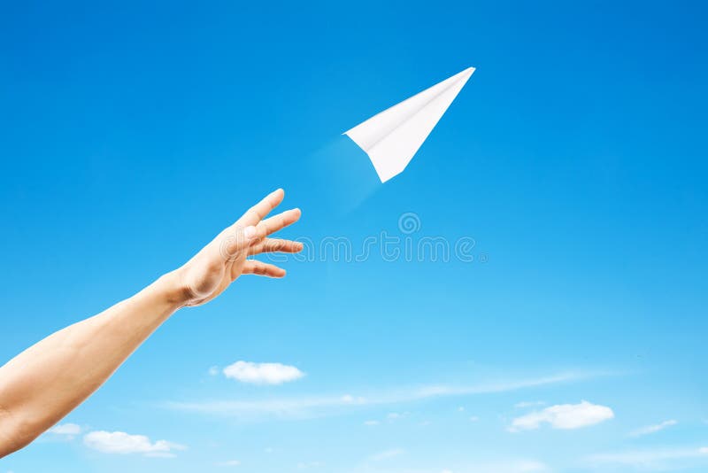 Paper plane stock photo. Image of paper, aeroplane, plane - 30884748
