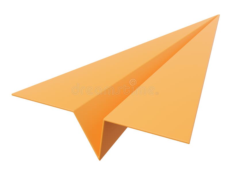 Paper Plane Elements of School Supplies Stock Illustration ...