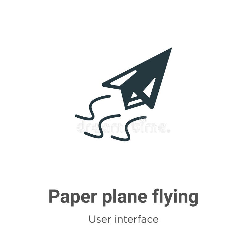 Paper Plane Flying Logo Stock Illustrations – 673 Paper Plane Flying ...