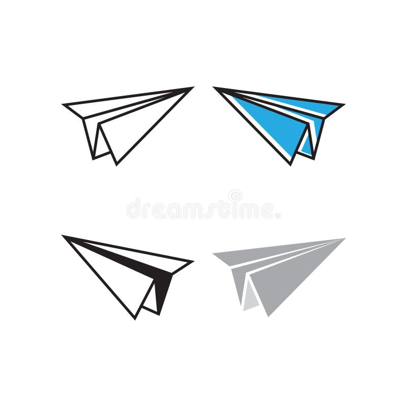 Plane Graphic Design Template Vector Isolated Stock Vector ...