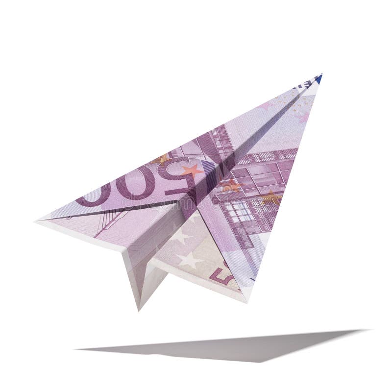Euro Aeroplane stock illustration. Illustration of save - 7162968