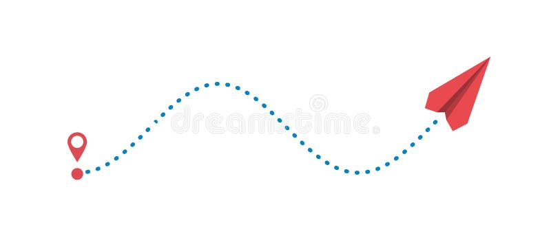 Loop Dotted Line Path Stock Illustrations – 165 Loop Dotted Line Path ...