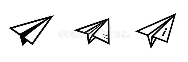 Paper Planes Soaring, Varying Designs, Positioned Against Transparent ...