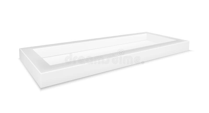 Paper or Plastic Open Box for Candy, Snacks or Food Stock Vector ...