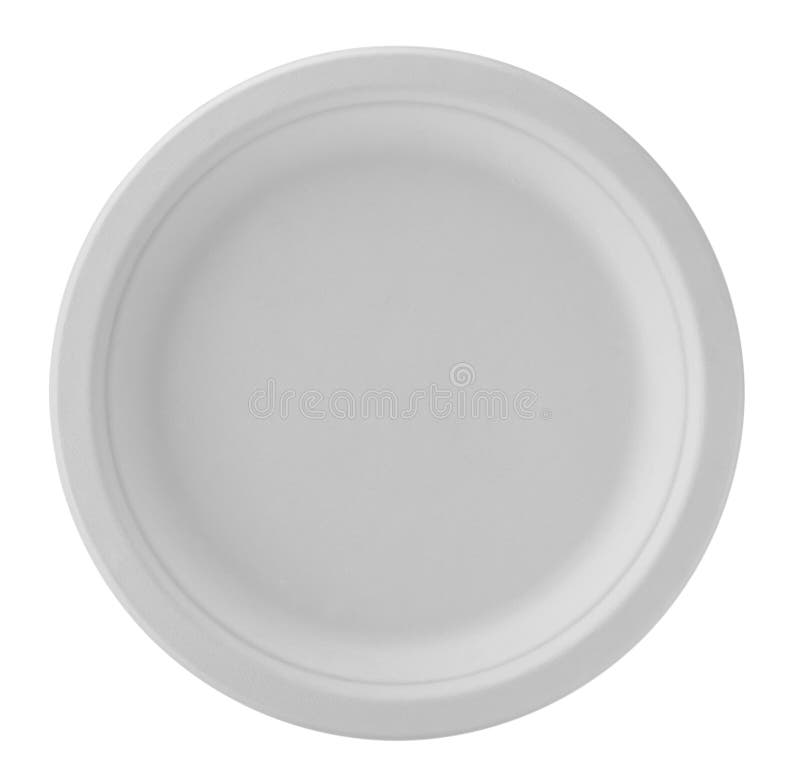 Paper Plate isolated stock photo. Image of tableware - 48401918
