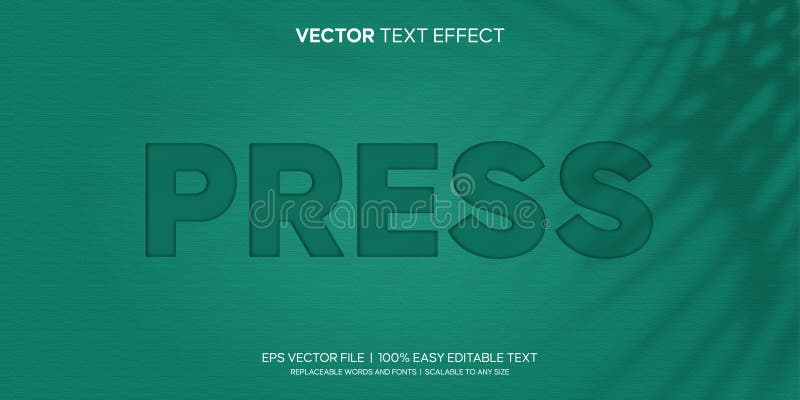 Debossed Style Font Design, Alphabet Letters and Numbers, Eps10 Vector ...