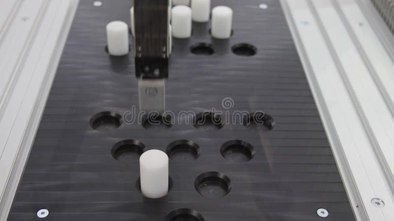 Paper print machine end stock footage. Video of industry - 261868008