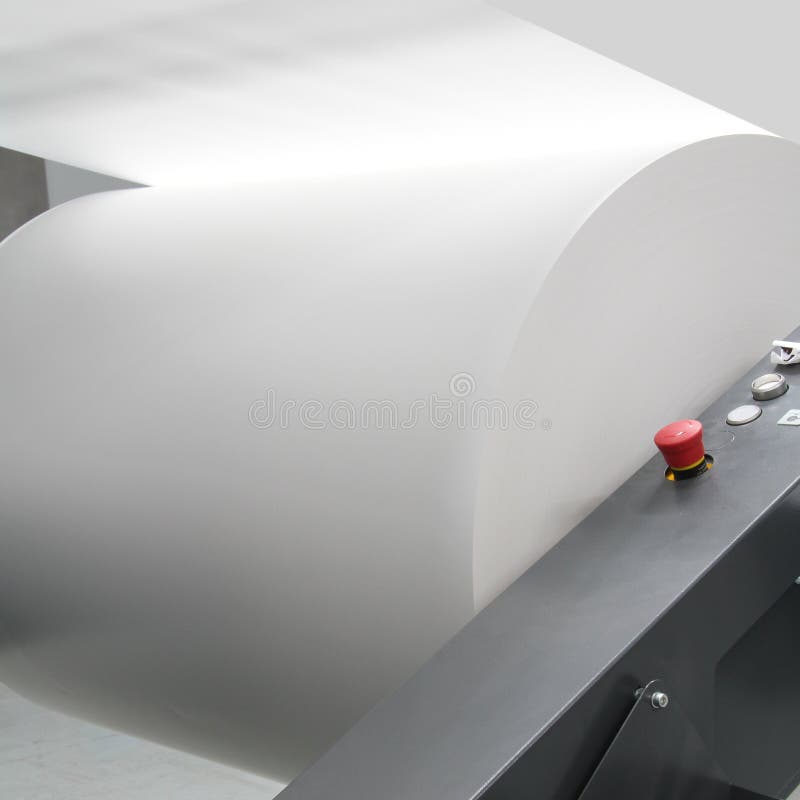 Paper printing roll stock photo. Image of print, magazine - 233803880