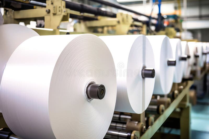 Paper Production Machine. Powerful Modern Equipment for the Production ...