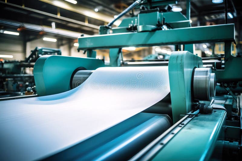 Paper Production Machine. Powerful Modern Equipment for the Production ...