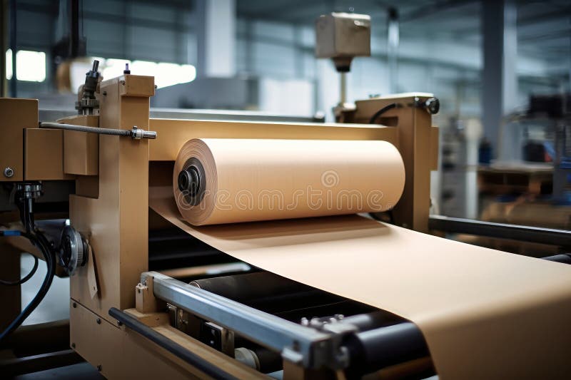 Paper Production Machine. Powerful Modern Equipment for the Production ...