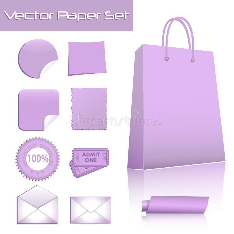 Paper Products stock vector. Illustration of creative - 15292393