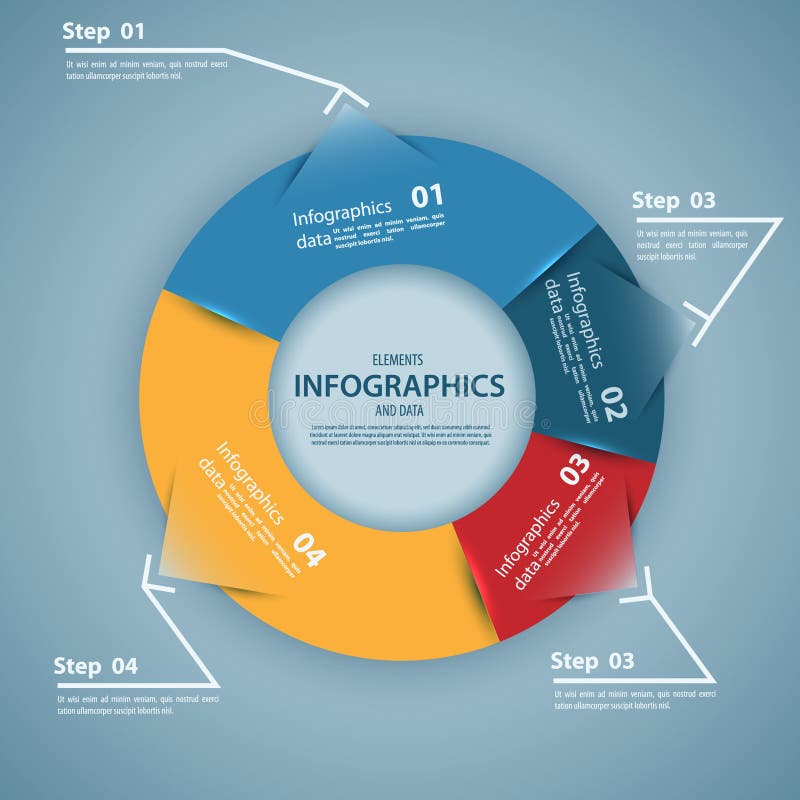 Paper Progress Steps for Tutorial Stock Illustration - Illustration of ...