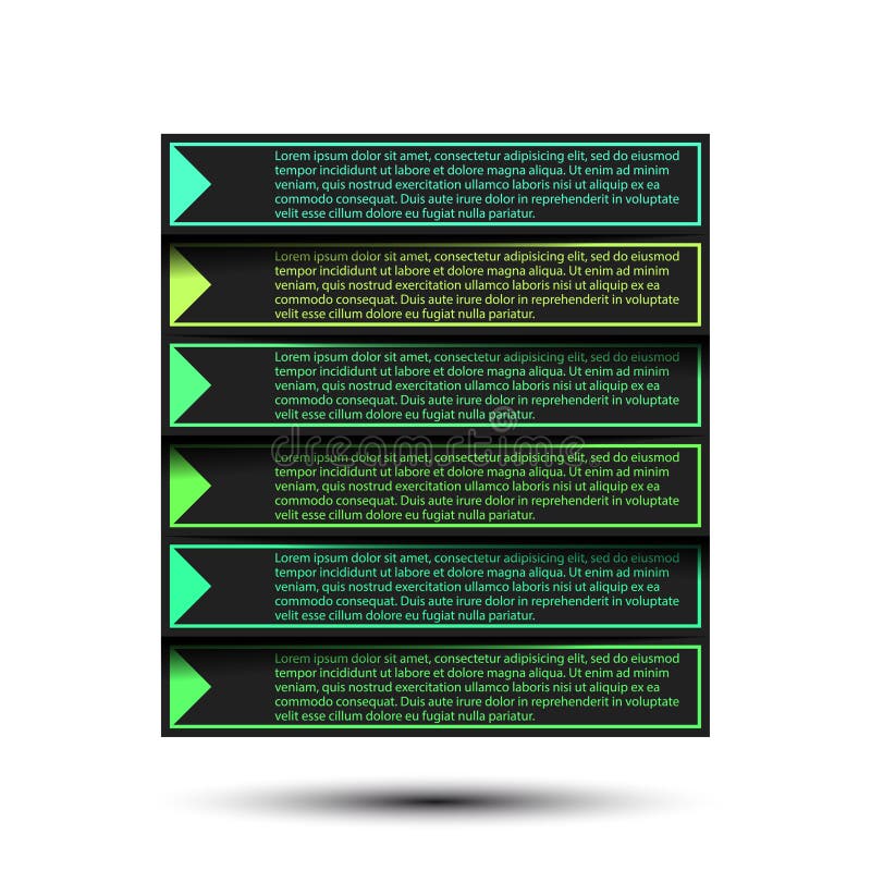 Paper Progress Steps for Tutorial Stock Illustration - Illustration of ...
